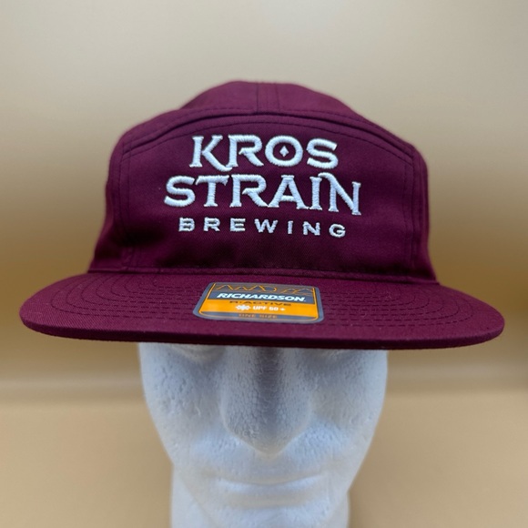 Accessories | Kros Strain Brewing Five Panel Hat Burgundy Omaha ...